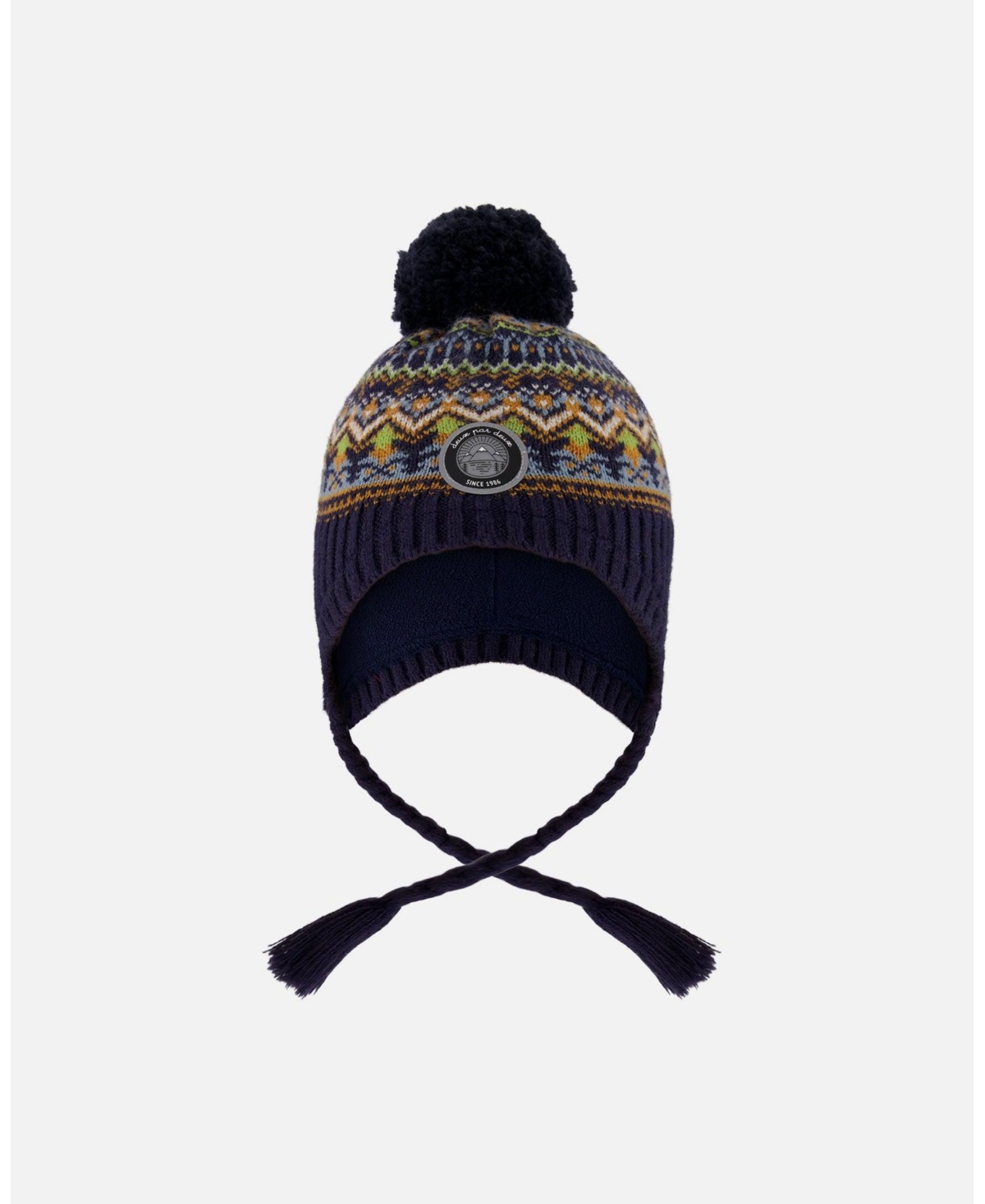 Click here for Deux par Deux Baby Boy Lined Peruvian Knit Hat wit... prices