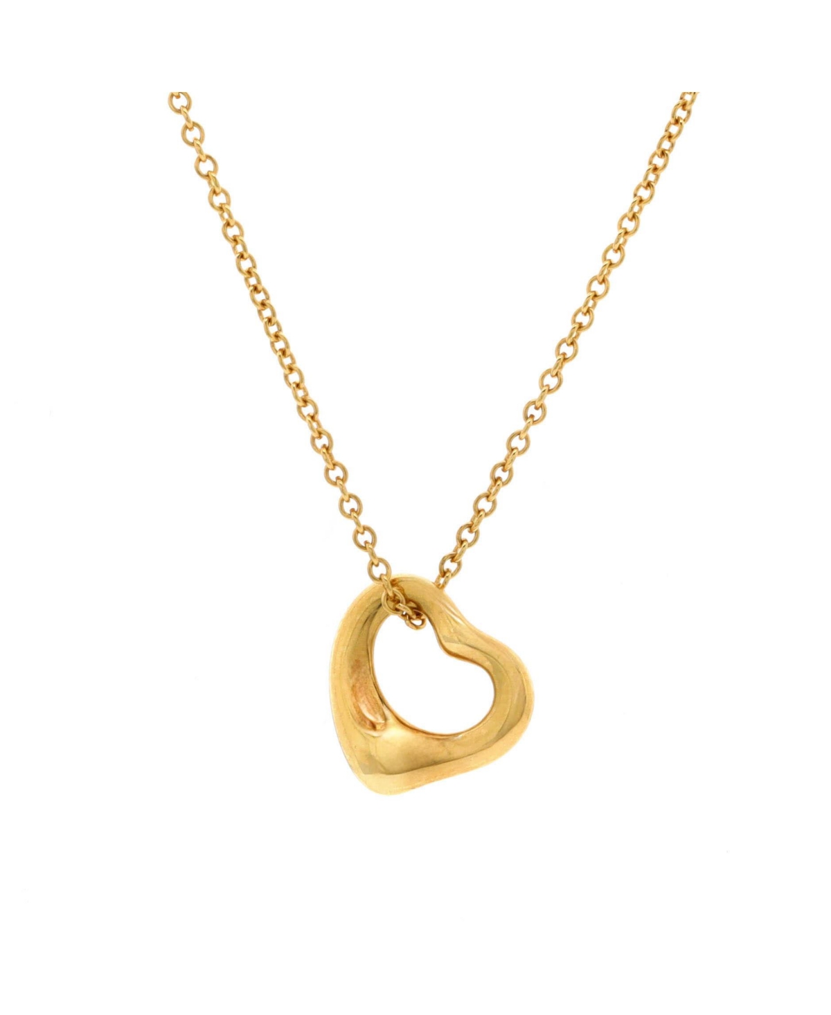 Click here for Pre-Owned Tiffany & Co. 11mm Elsa Peretti Open Hea... prices
