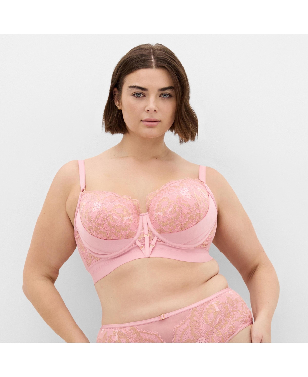Click here for City Chic Womens Plus Size Alexis Contour Longline... prices
