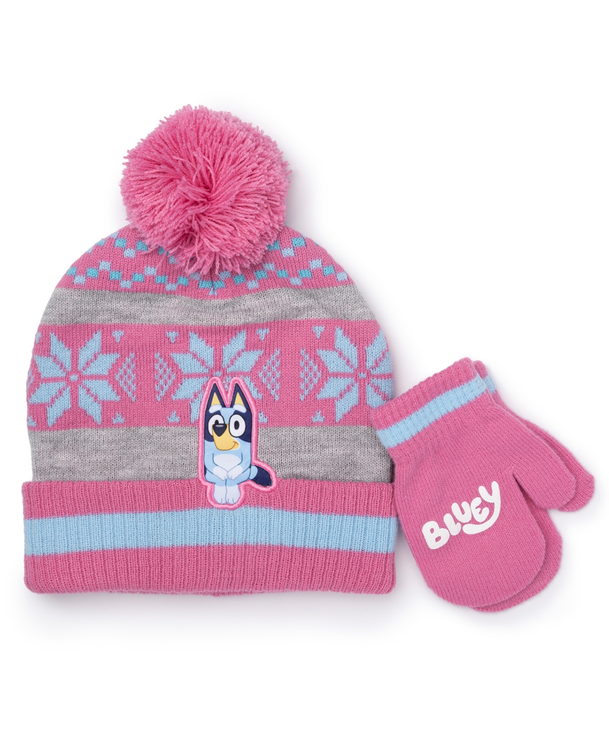 Click here for Berkshire Toddler Girls 2-Piece Bluey Beanie and M... prices