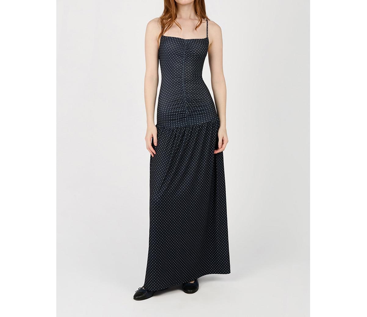 Click here for WeWoreWhat Womens Ruched Front Scoop Maxi Dress -... prices