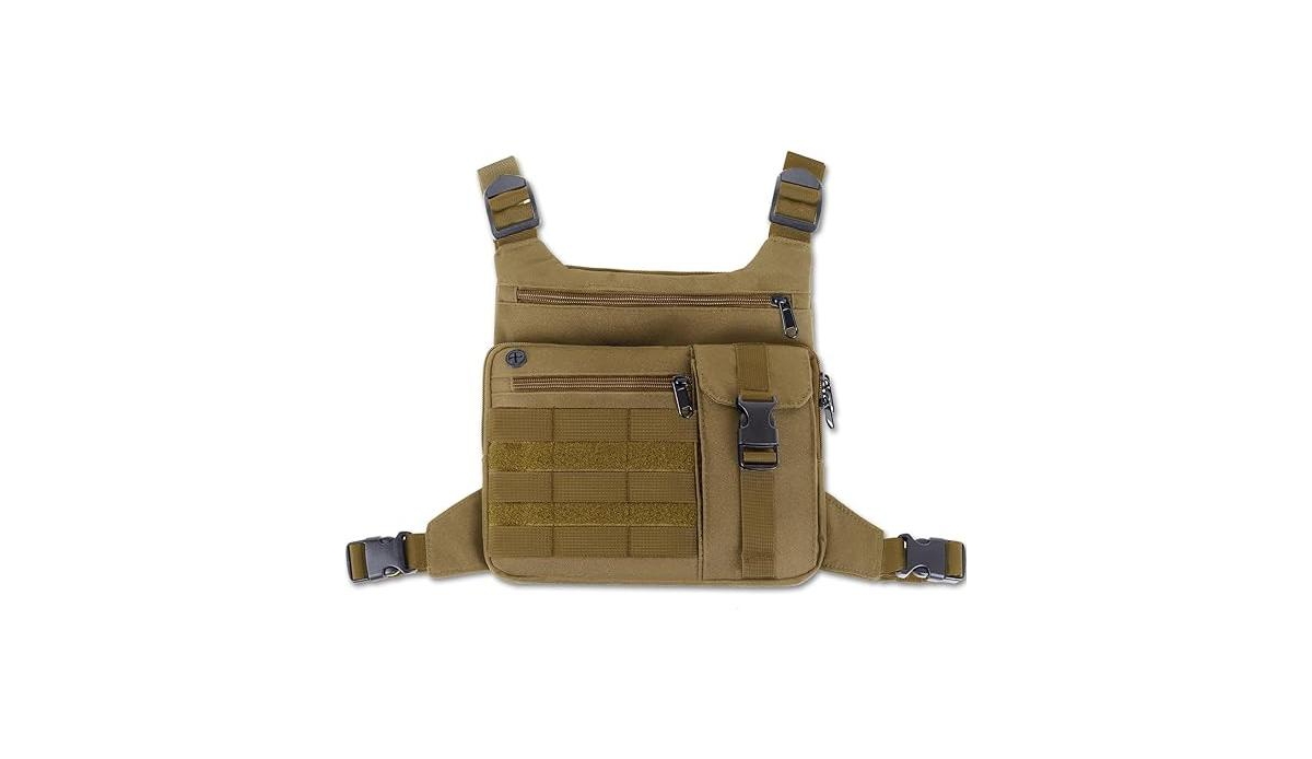 Click here for Tactical Chest Pack Running Bag: Outdoor Sports Li... prices