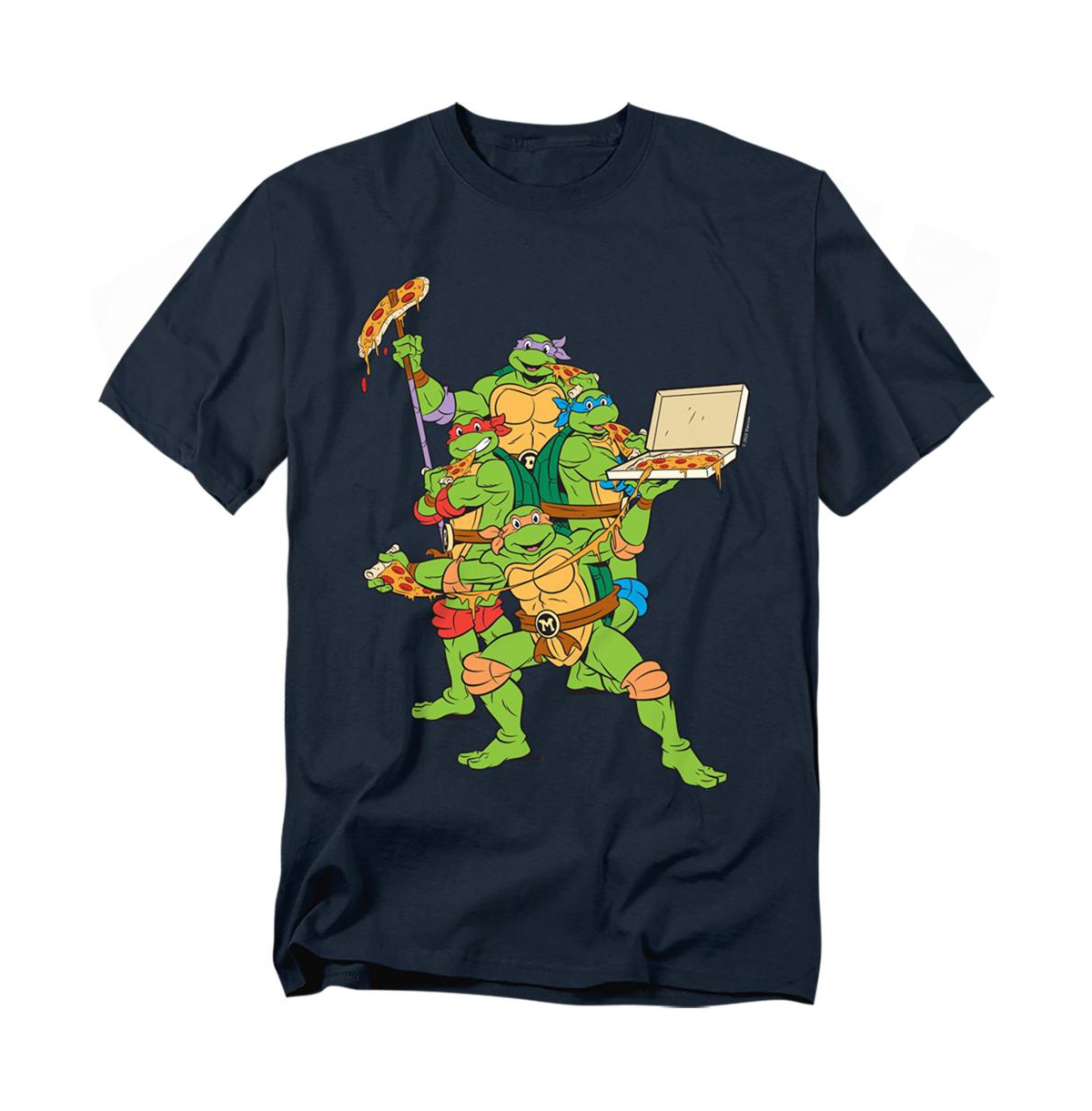 Click here for Logovision Mens Tmnt Pizza Party T-Shirt - Navy prices