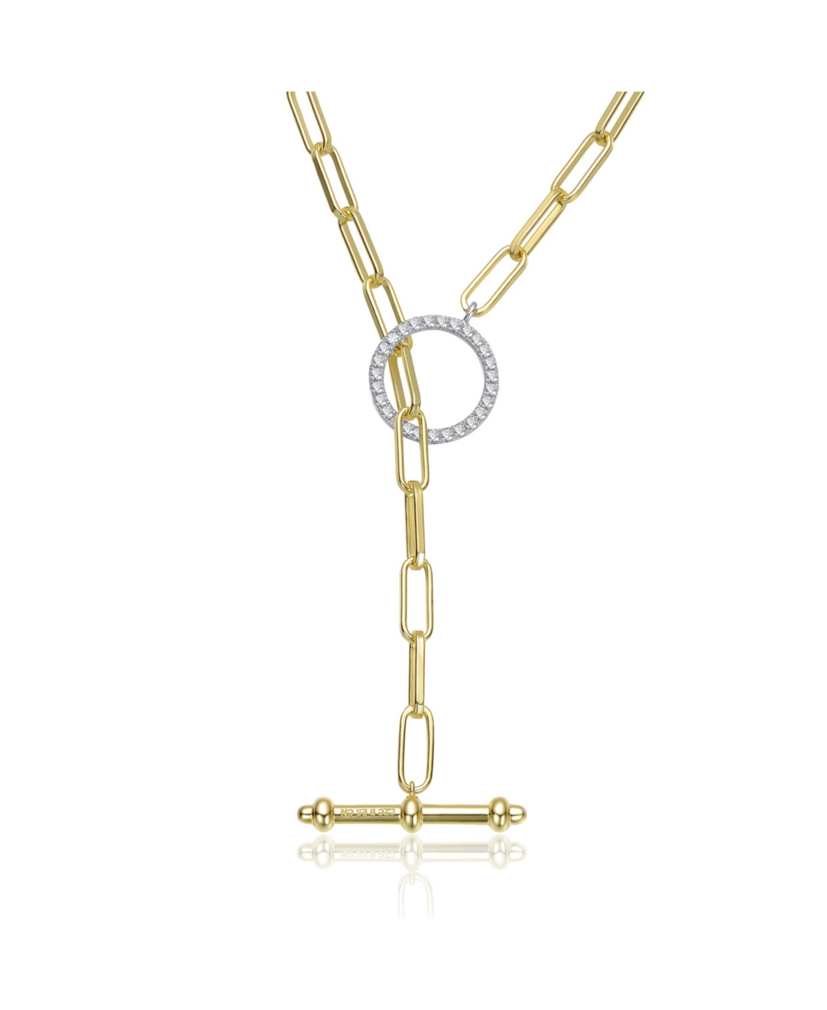Click here for Rachel Glauber Two-Tone with Clear Cubic Zirconia... prices