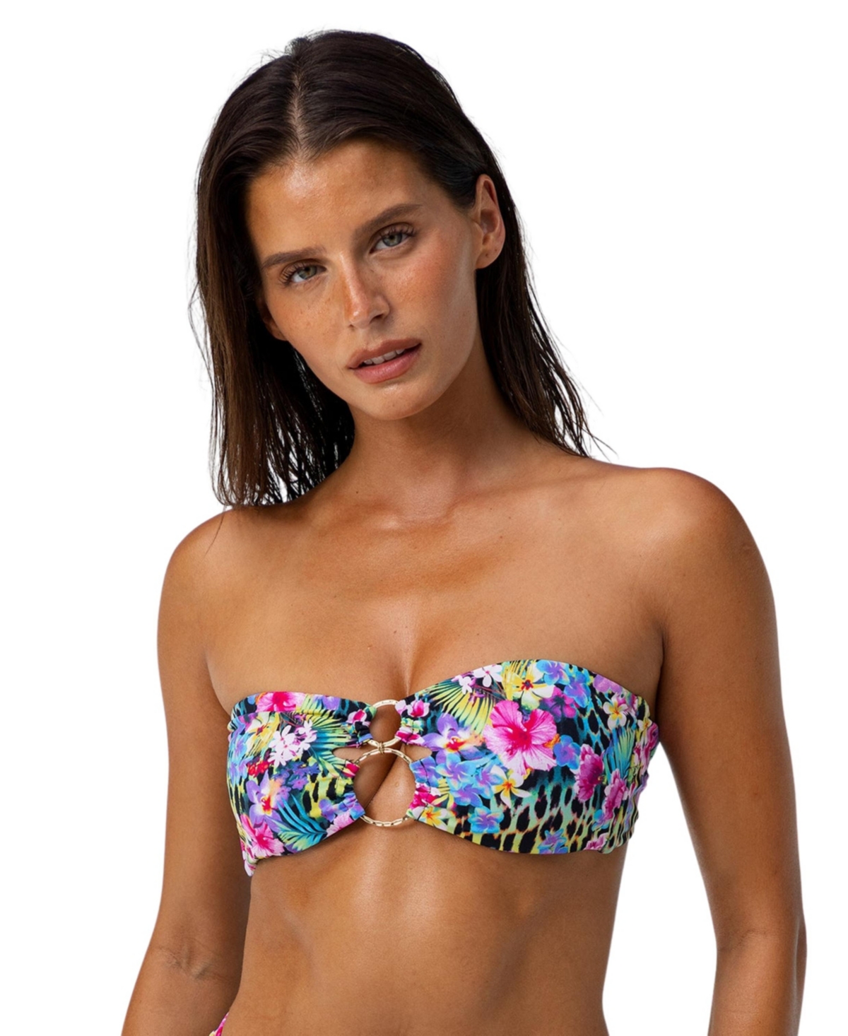 Click here for Beach Bunny Swimwear Womens Grace Bandeau Bikini T... prices