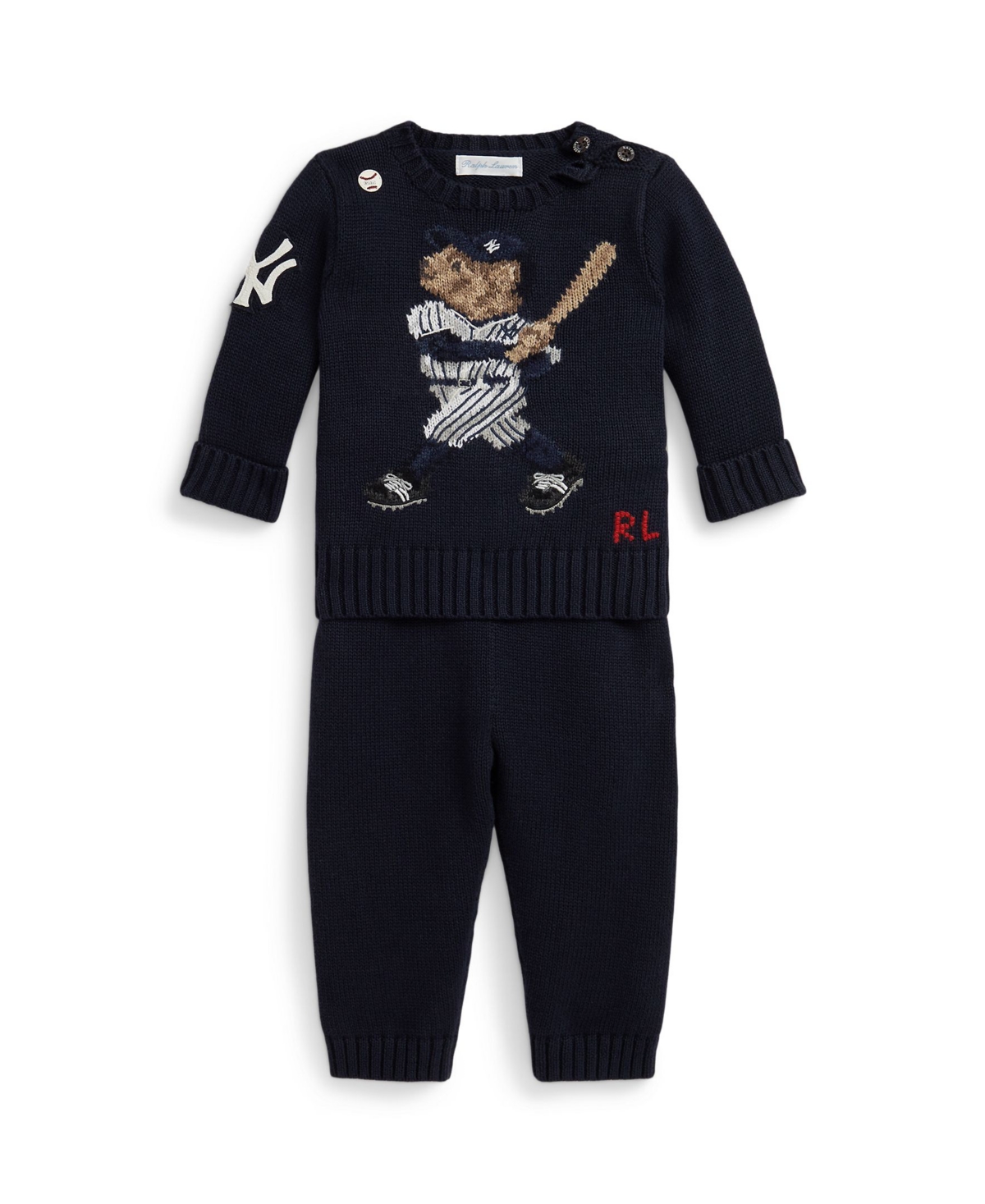 Click here for Polo Ralph Lauren Baby Boys 2-Piece Crewneck Sweat... prices