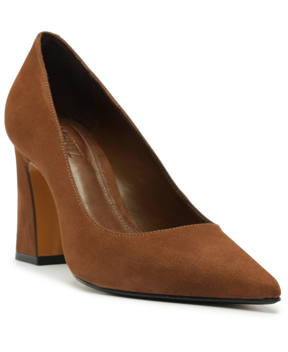 Click here for Schutz Womens Eleanor Pointed Toe Pumps - Brown prices