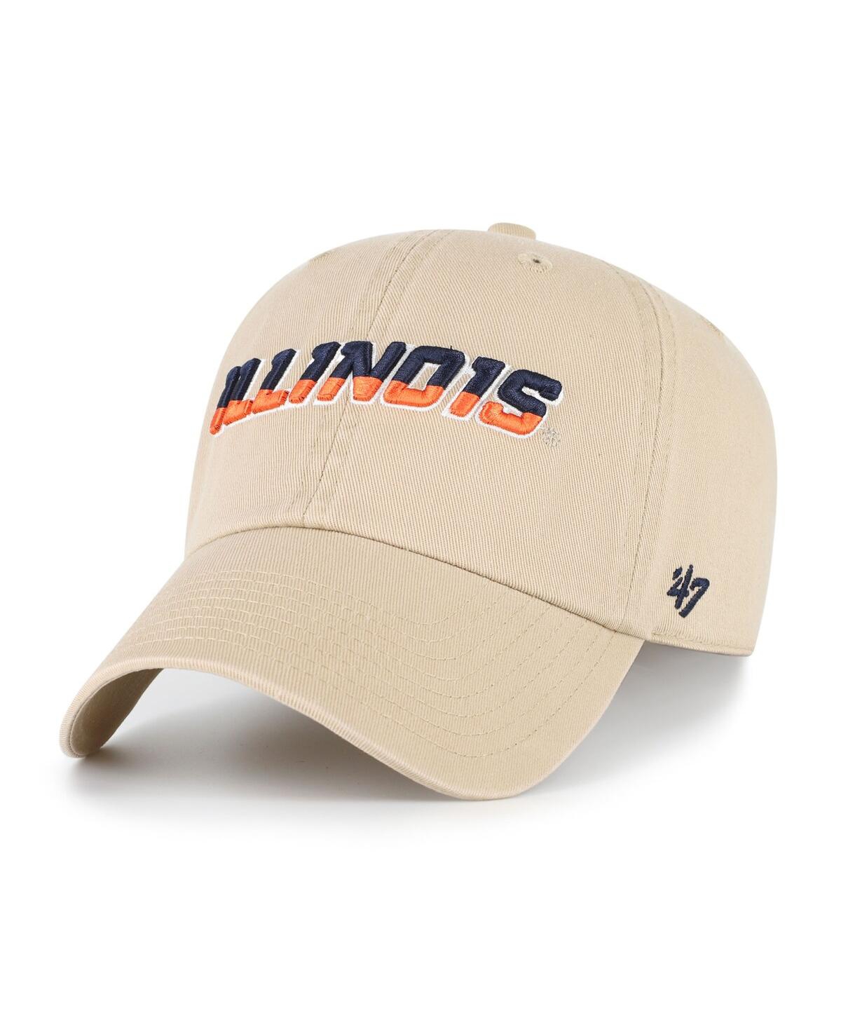 Click here for 47 Brand Mens Khaki Illinois Fighting Illini Clean... prices