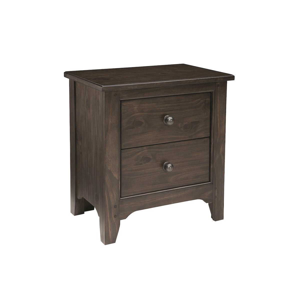 Click here for Westwood Design Taylor 2-Drawer Farmhouse Wood Nig... prices