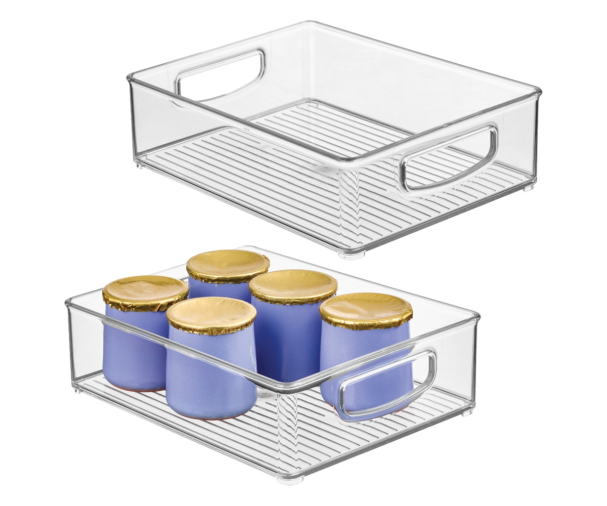 Click here for iDesign Plastic Stackable Pantry Bin with Handles... prices