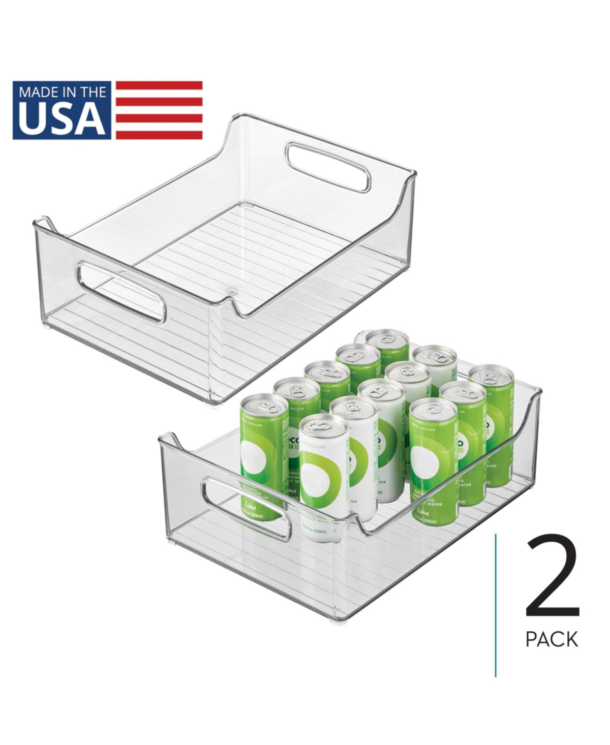 Click here for iDesign Plastic Stackable Pantry Bin with Handles... prices