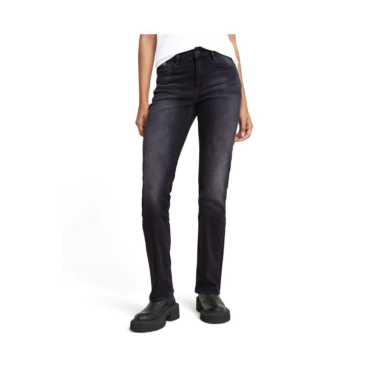 Click here for G-Star Womens Strace Straight Jeans - Worn in blac... prices
