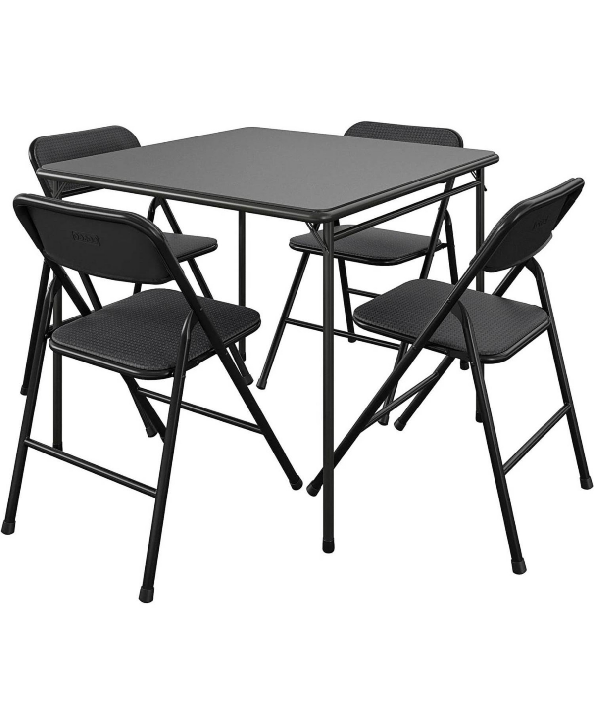 Click here for 5-Piece Square Folding Dining Table Set with 4 Cha... prices