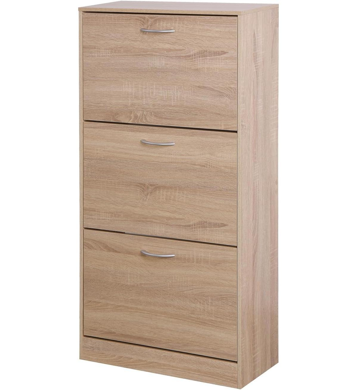 Click here for Vanirror 3 Drawer Shoe Storage Cabinet  3 Tier Woo... prices