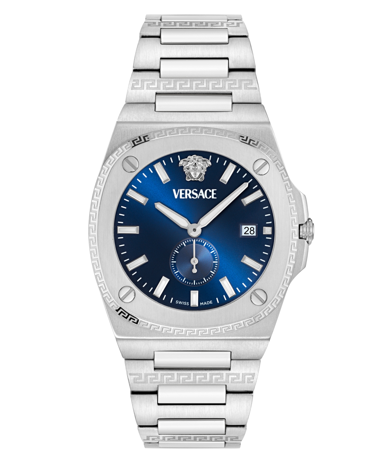 Click here for Versace Mens Swiss Tolomeo Stainless Steel Bracele... prices