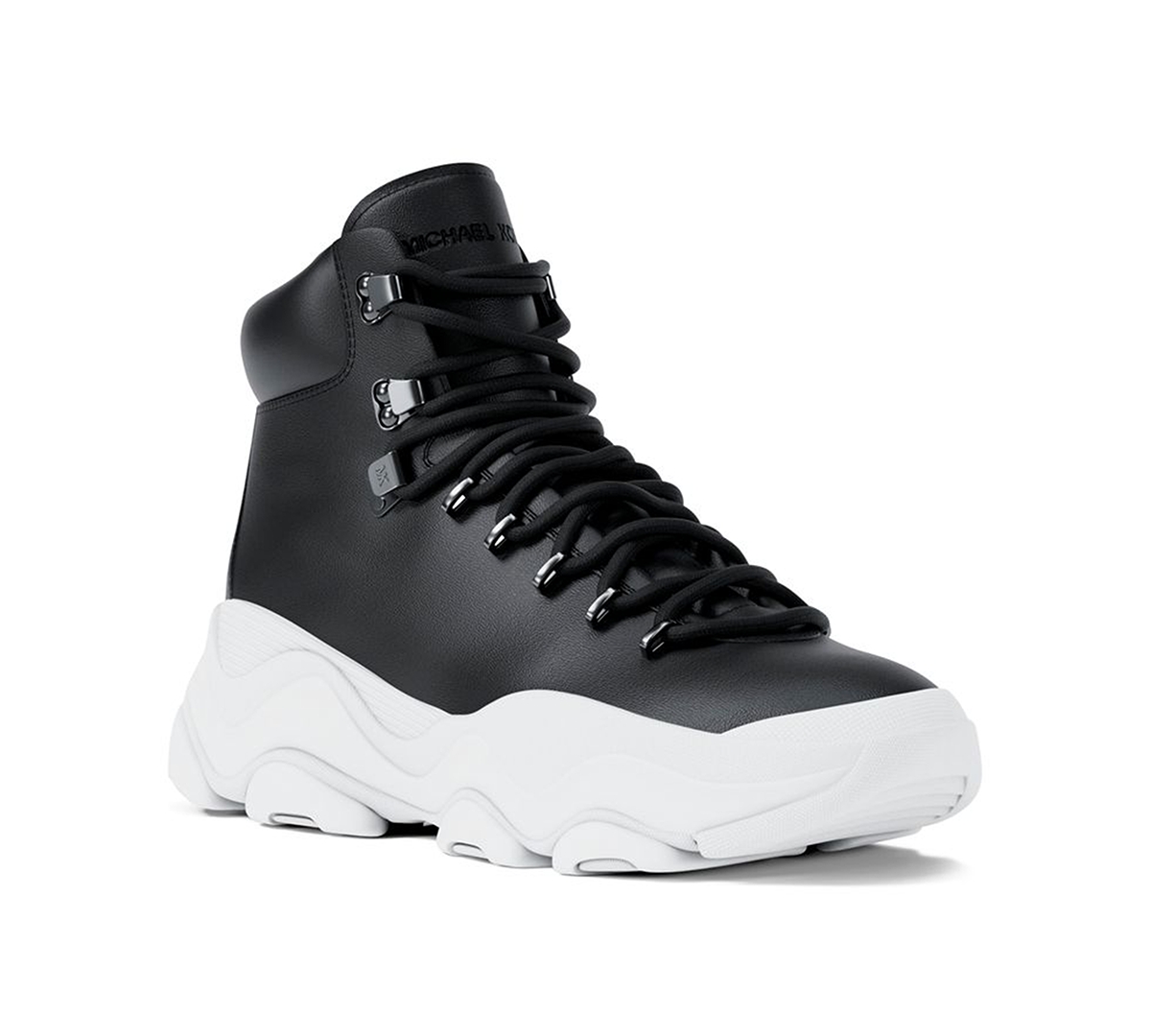 Click here for Michael Kors Mens Atlas High-Top Boots - Black prices