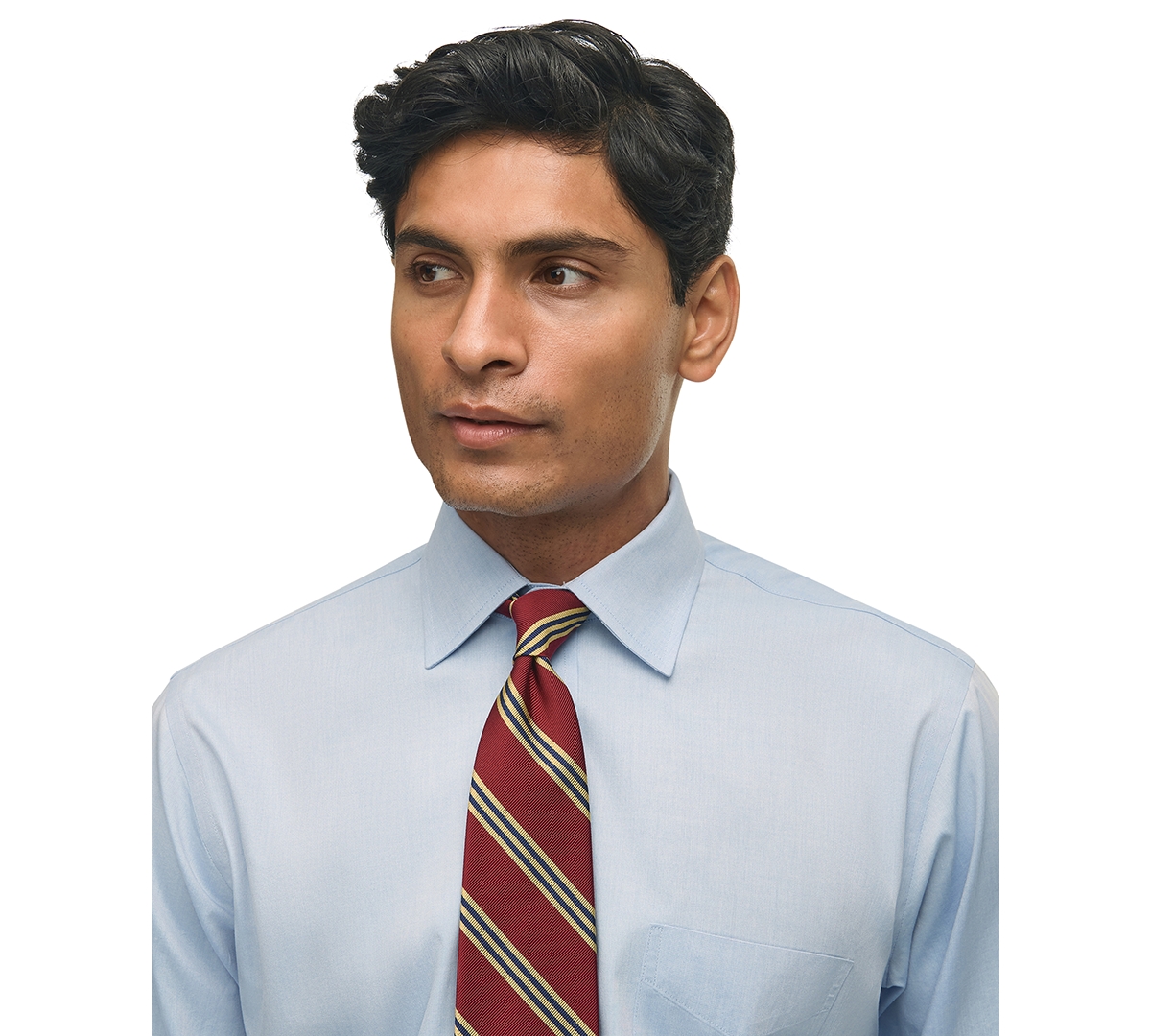 Click here for Mens Regular Fit Non-Iron Spread Collar Solid Pinp... prices