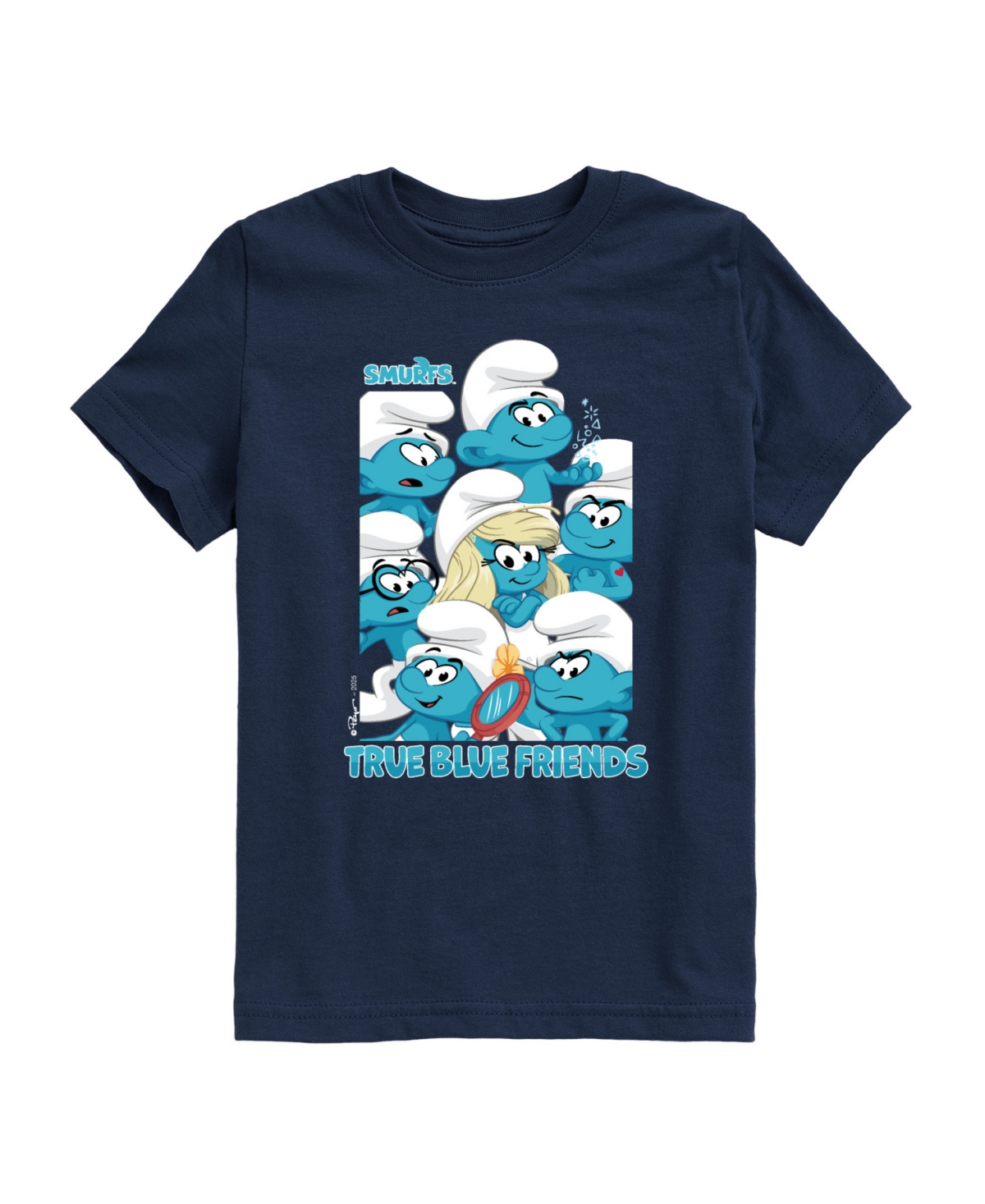 Click here for Smurfs Big Boys Group Portrait Graphic T-Shirt - B... prices