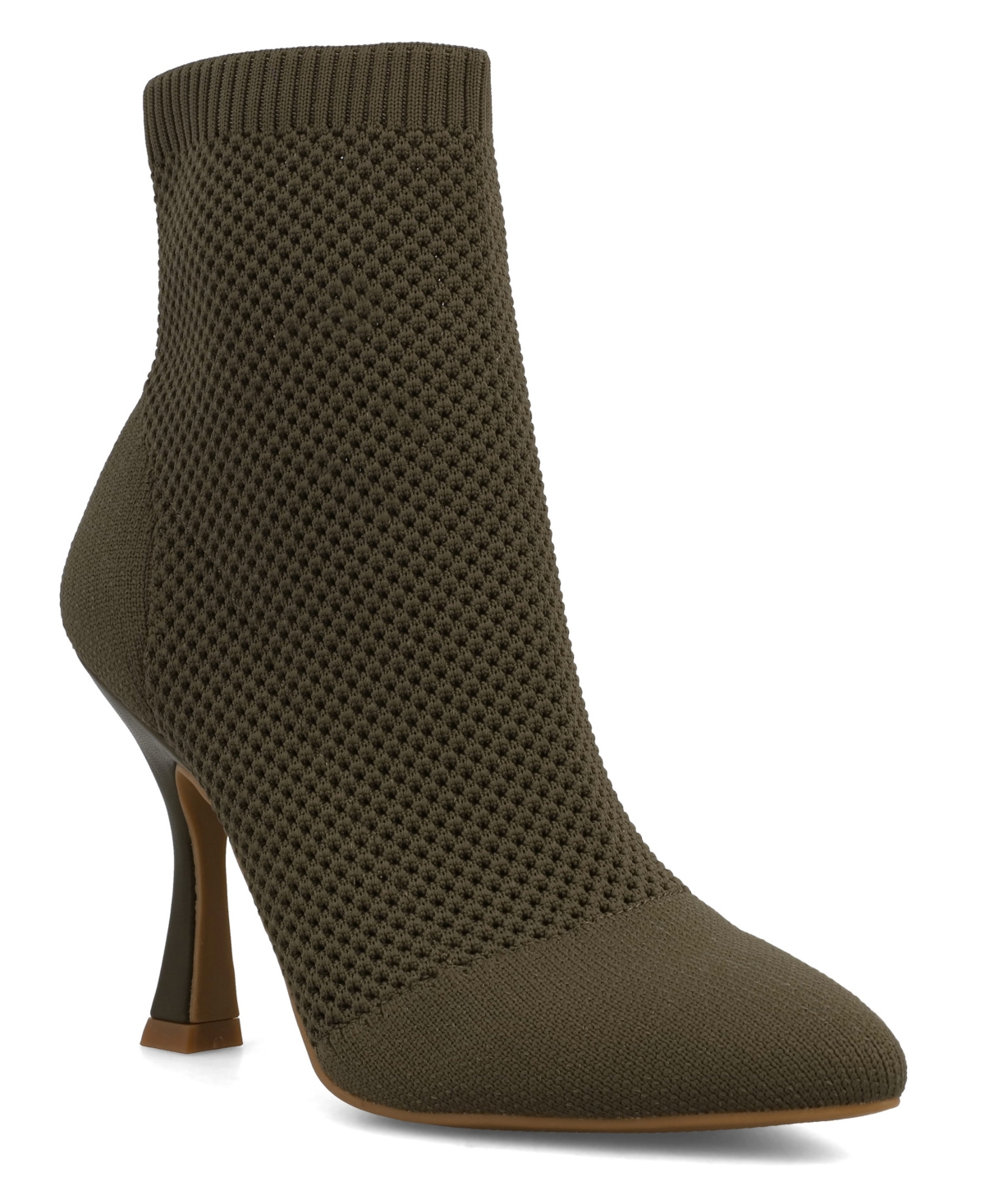 Click here for Mia Womens Pamilla Pointed Toe Knit Dress Booties... prices
