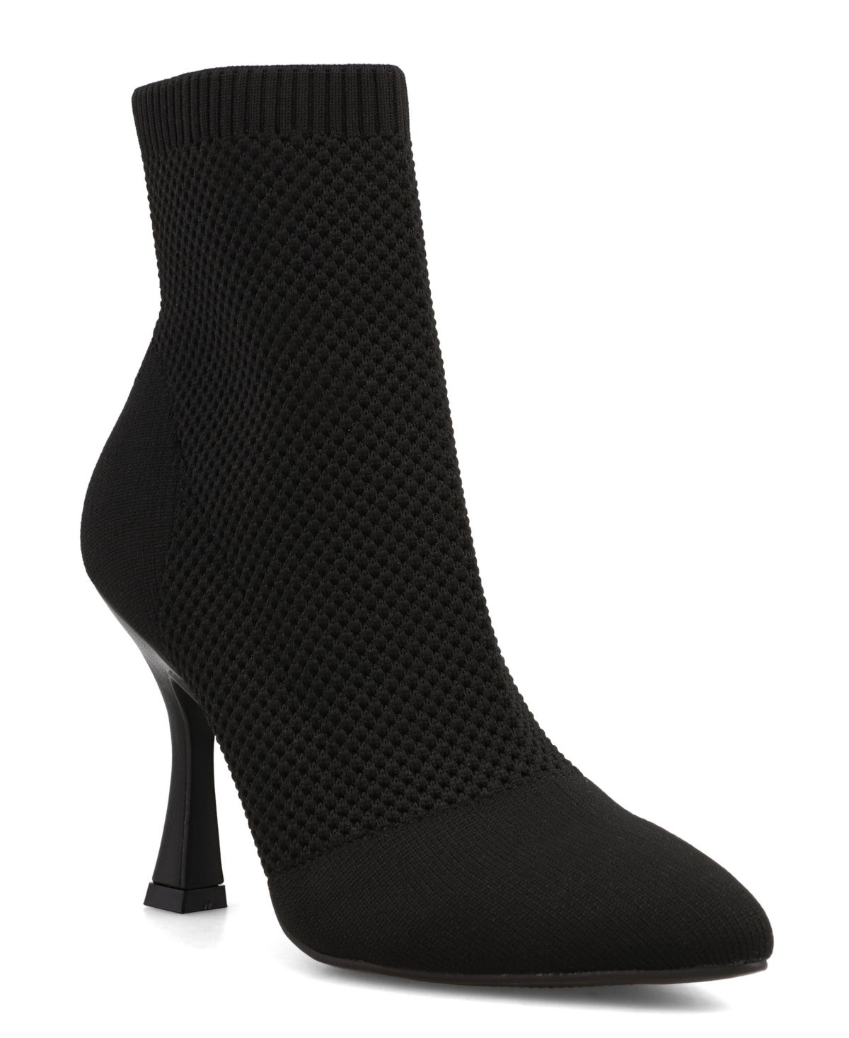 Click here for Mia Womens Pamilla Pointed Toe Knit Dress Booties... prices