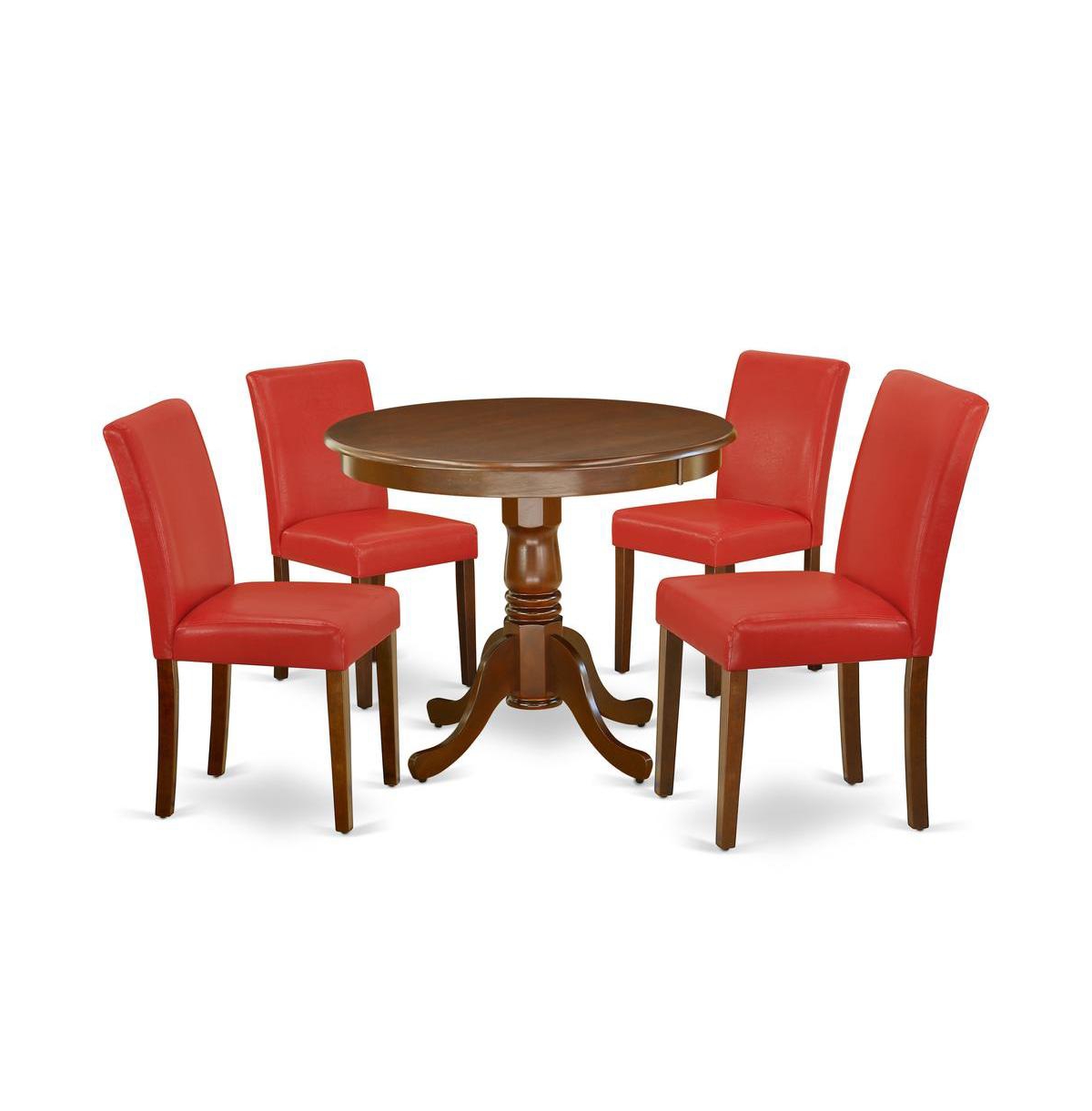 Click here for East West Furniture Dining Room Set Mahogany - Mah... prices