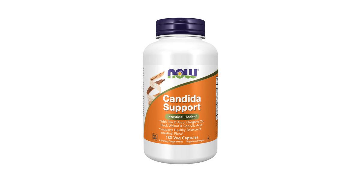 Click here for Now Foods Candida Support  180 Veg Caps - White ba... prices