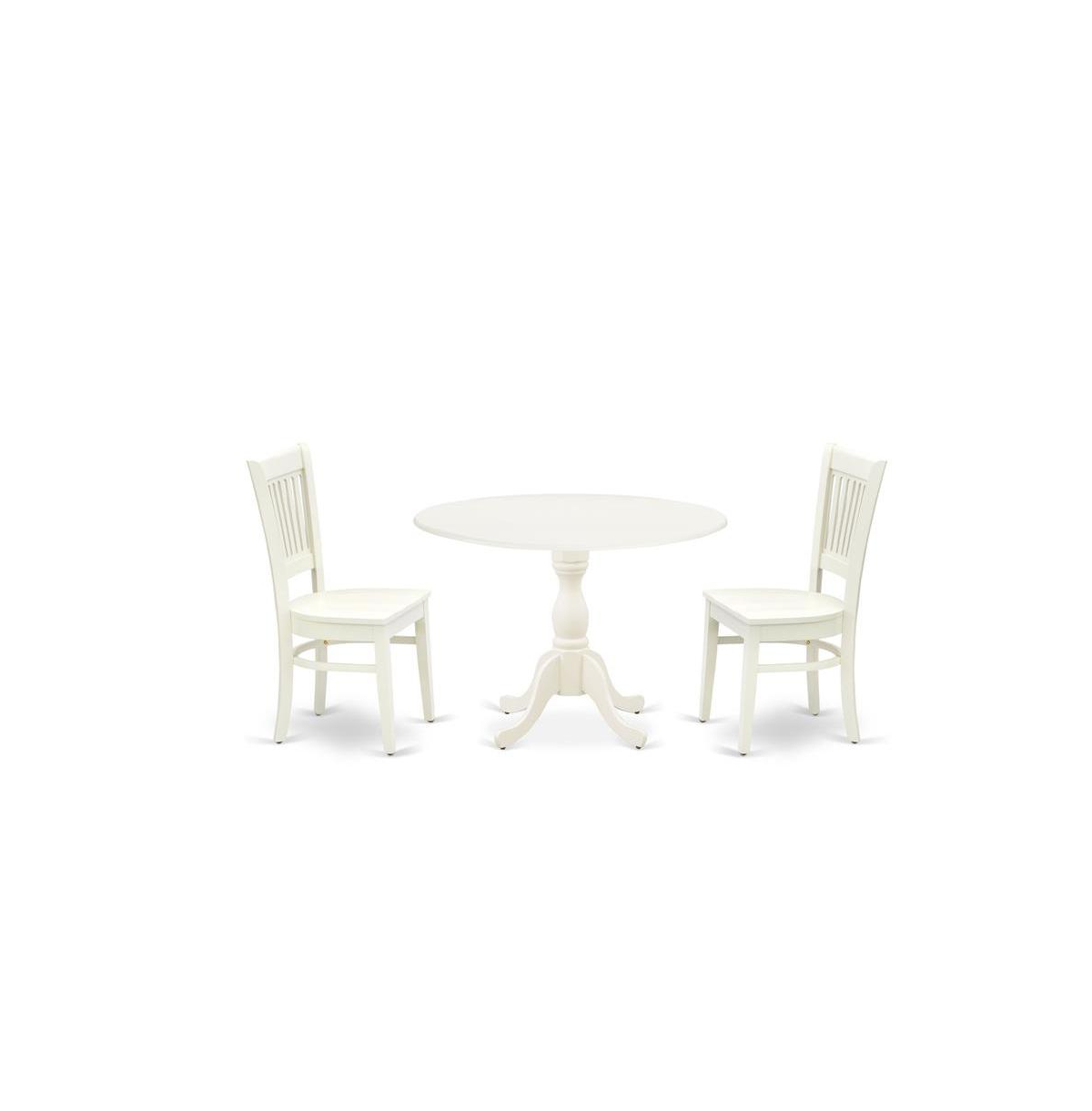 Click here for East West Furniture 3-Pc Dining Room Table Set- 2... prices