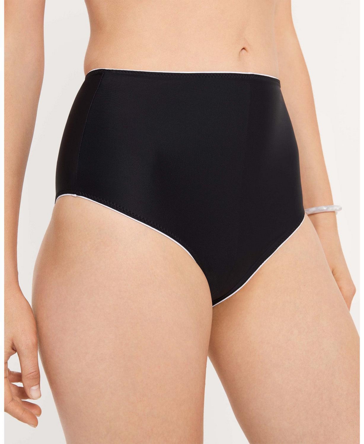 Click here for Ansea The Reversible High Waist Swim Bottom - Blac... prices