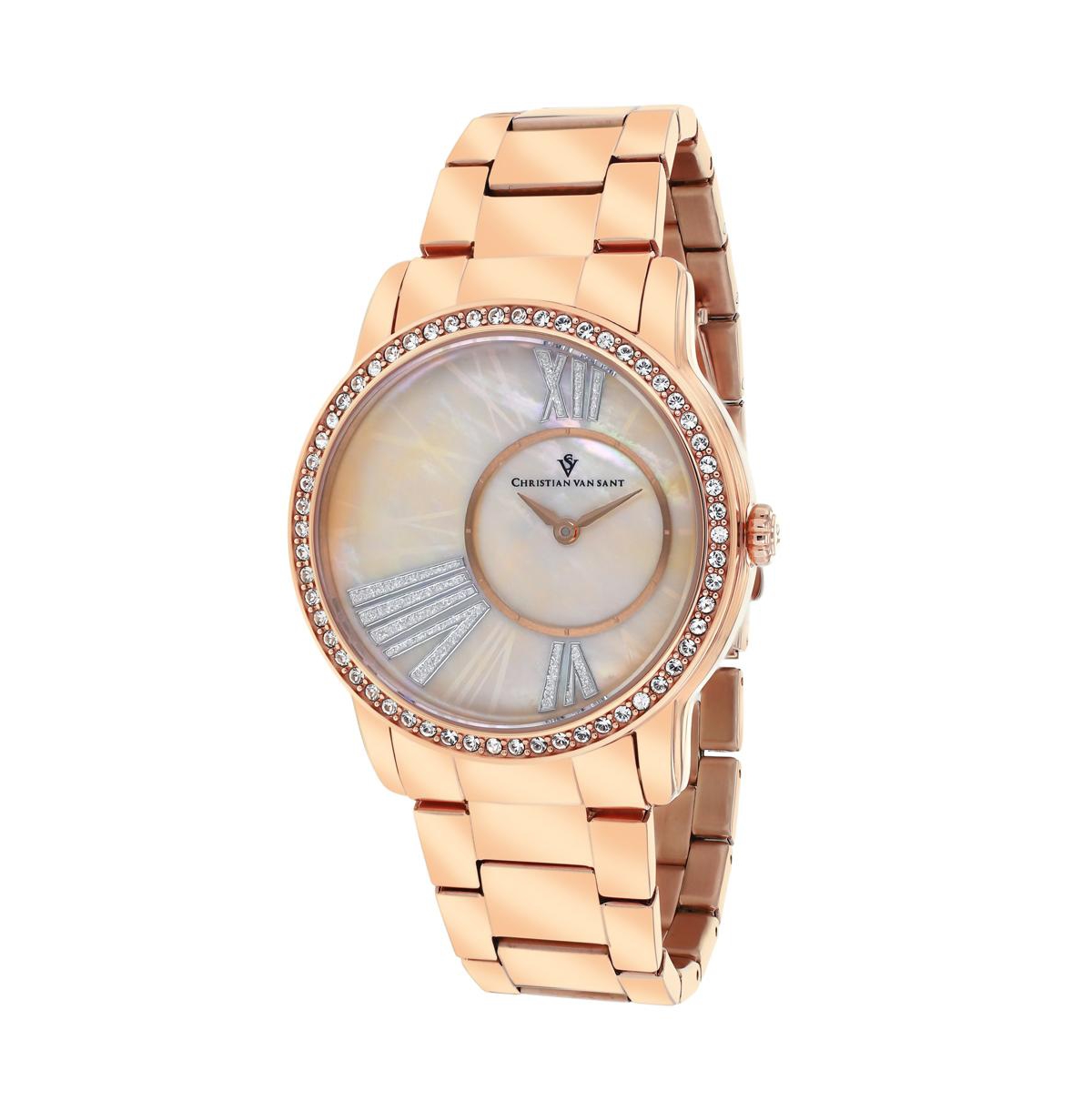 Click here for Christian Van Sant Womens Exquisite Pink Mop Dial... prices