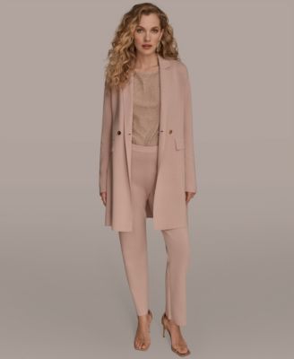 Click here for Donna Karan New York Womens Long Blazer Coat Sleev... prices