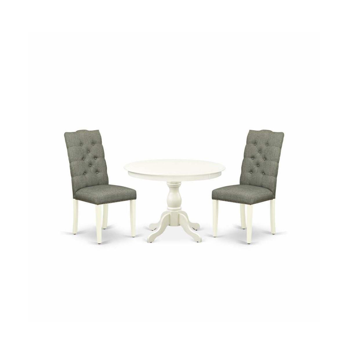 Click here for East West Furniture 3 Piece Dining Room Set - Line... prices