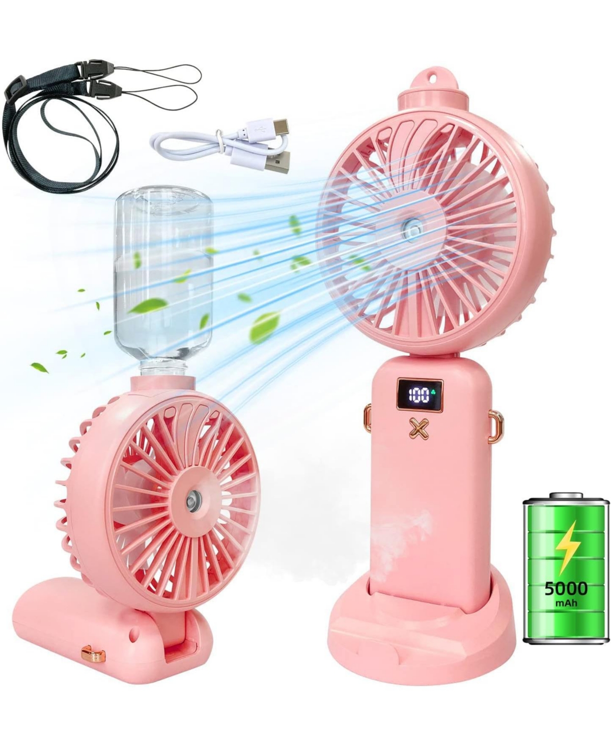 Click here for Seamless Outdoors Personal Misting Fan - Pink prices