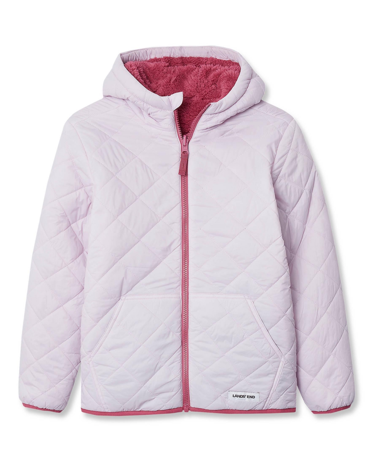 Click here for Lands End Girls FeatherFree Reversible High Pile I... prices