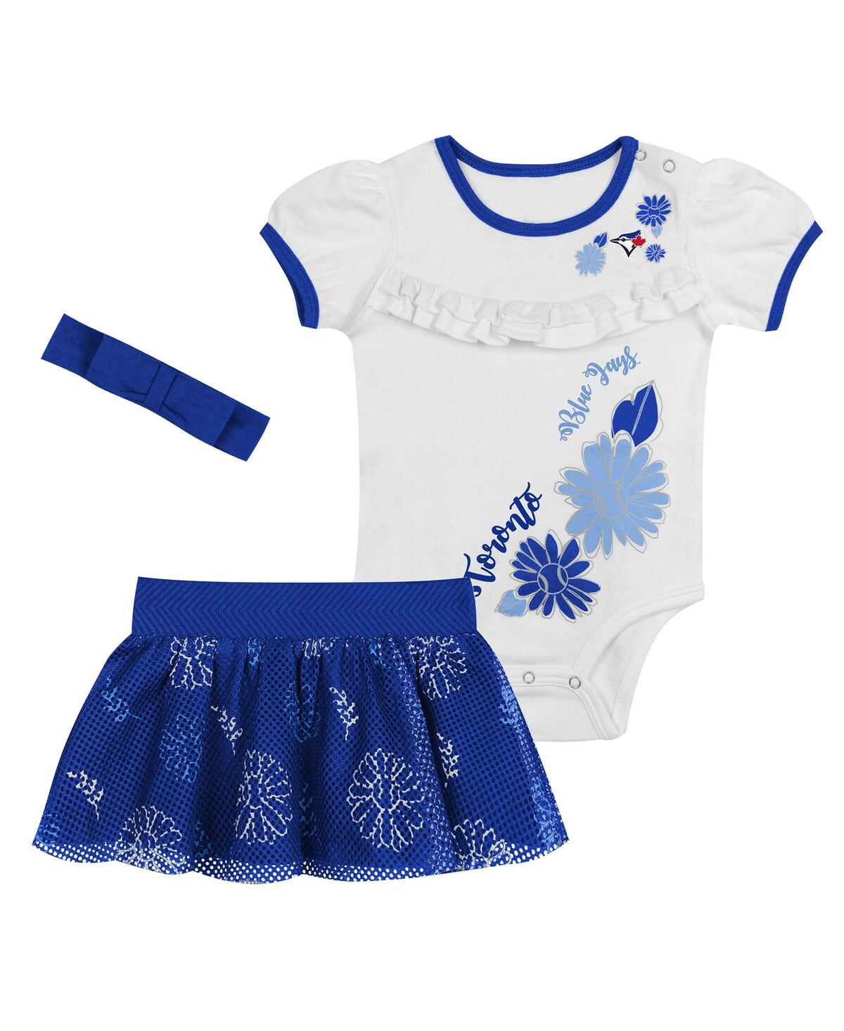Click here for Outerstuff Newborn 2-Piece White/Royal Toronto Blu... prices