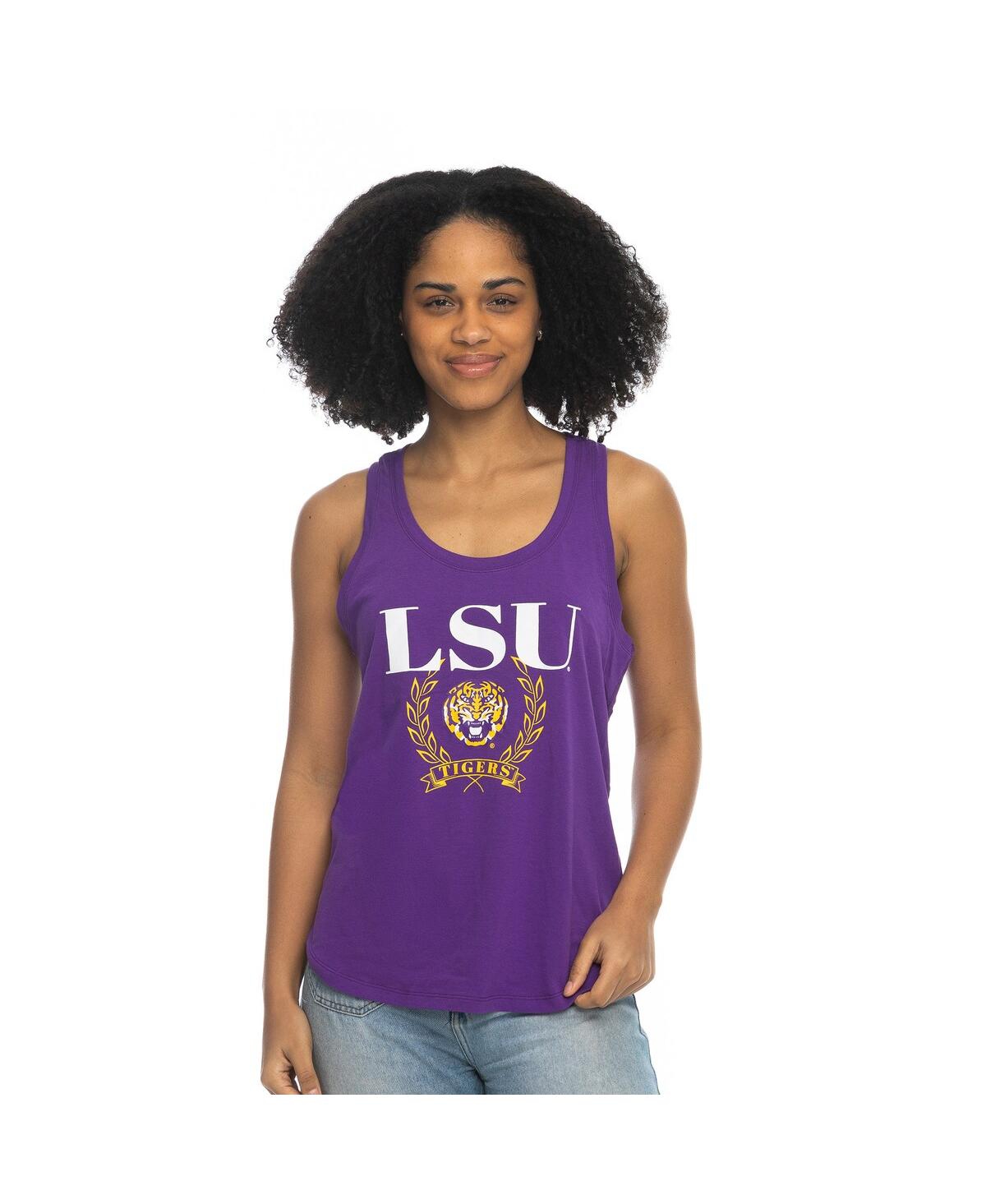 Click here for ZooZatz Womens Purple Lsu Tigers Everyday Tri-Blen... prices