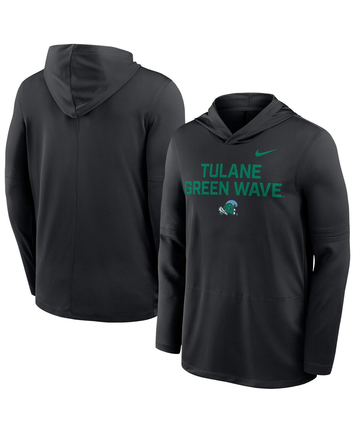 Click here for Nike Mens Black Tulane Green Wave Sideline Dri-fit... prices