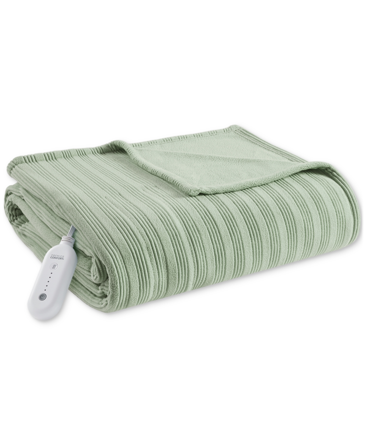 Click here for Premier Comfort Heated Textured Fleece Blanket  Tw... prices