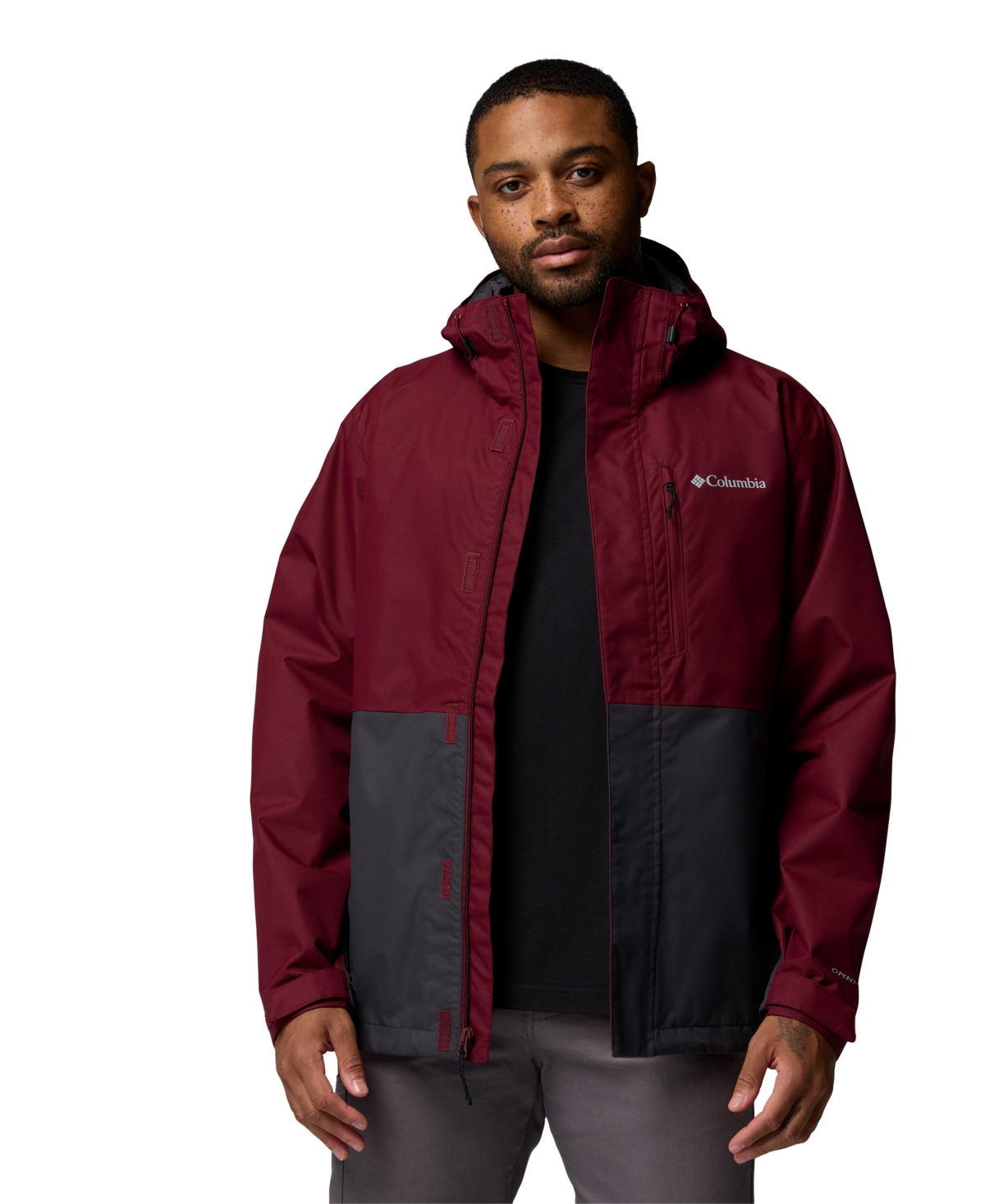Click here for Columbia Mens Hikebound Ii Jacket - Rich Wine/shar... prices