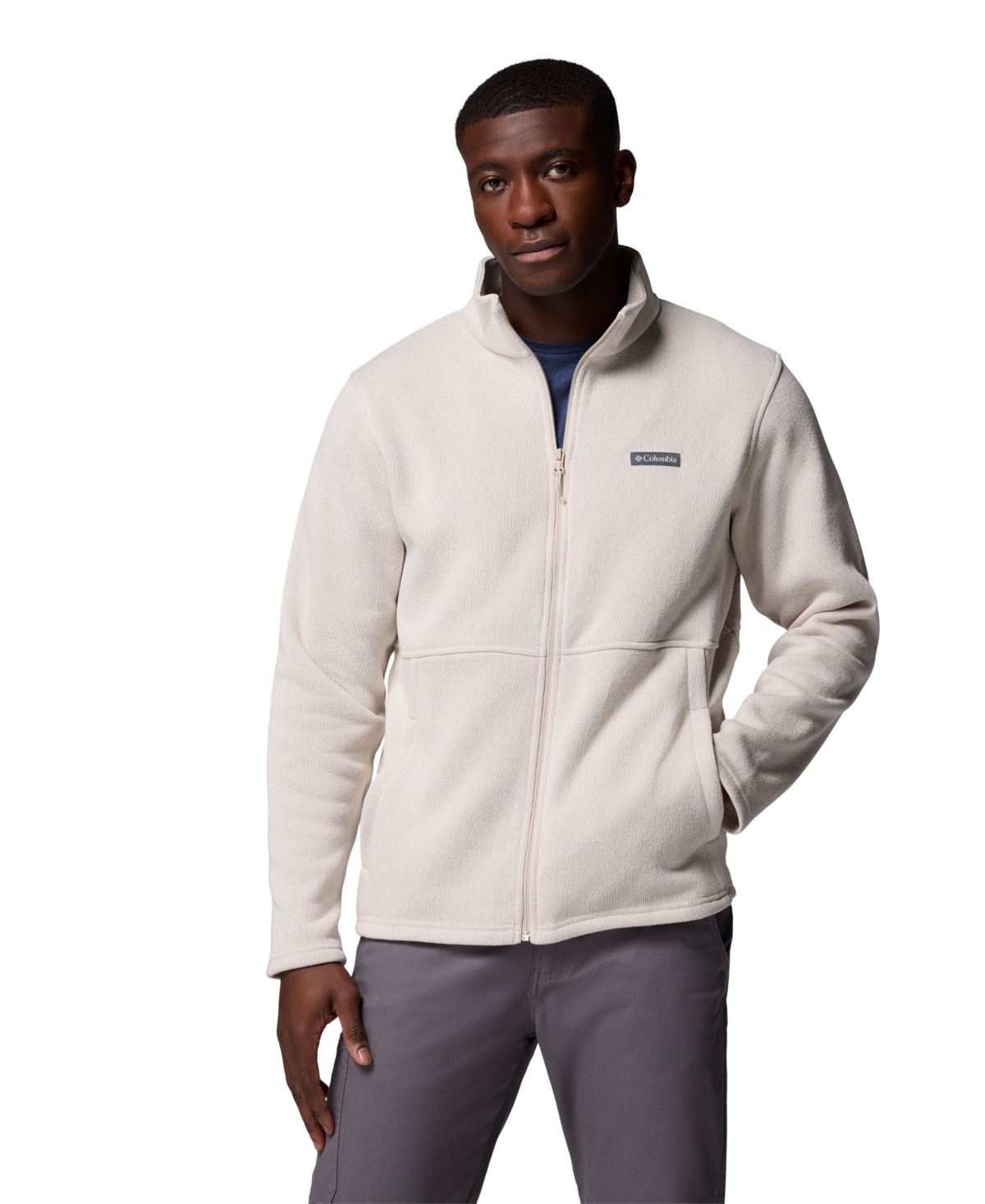 Click here for Columbia Mens Alto Pass Textured Knit Sweater Flee... prices