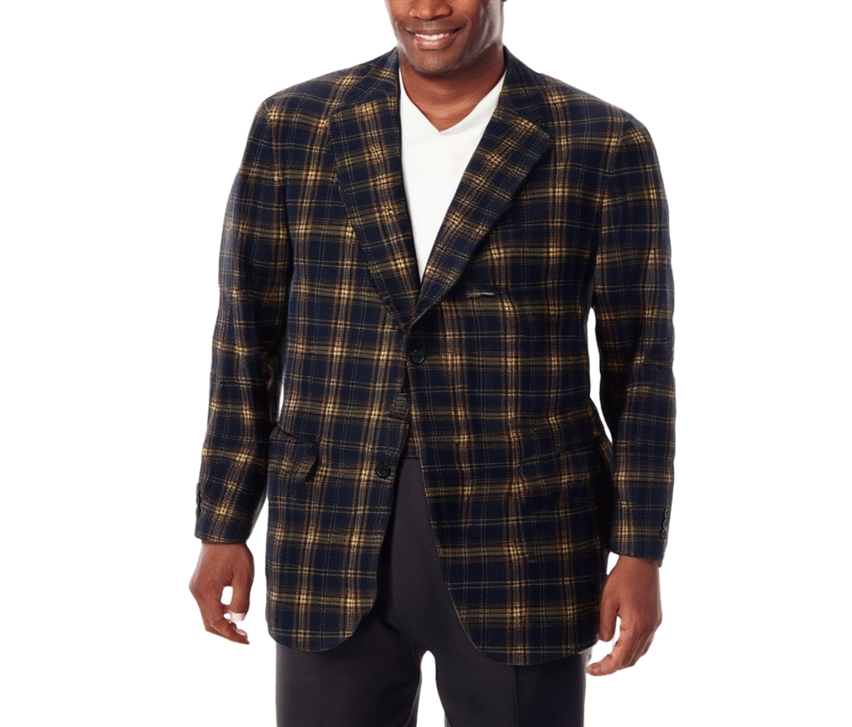 Click here for KingSize Mens Big & Tall Ponte Stretch Knit Blazer... prices