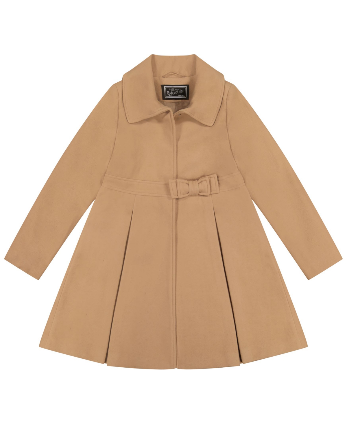 Click here for S Rothschild & Co Big Girls Notch Collar Coat - Ca... prices