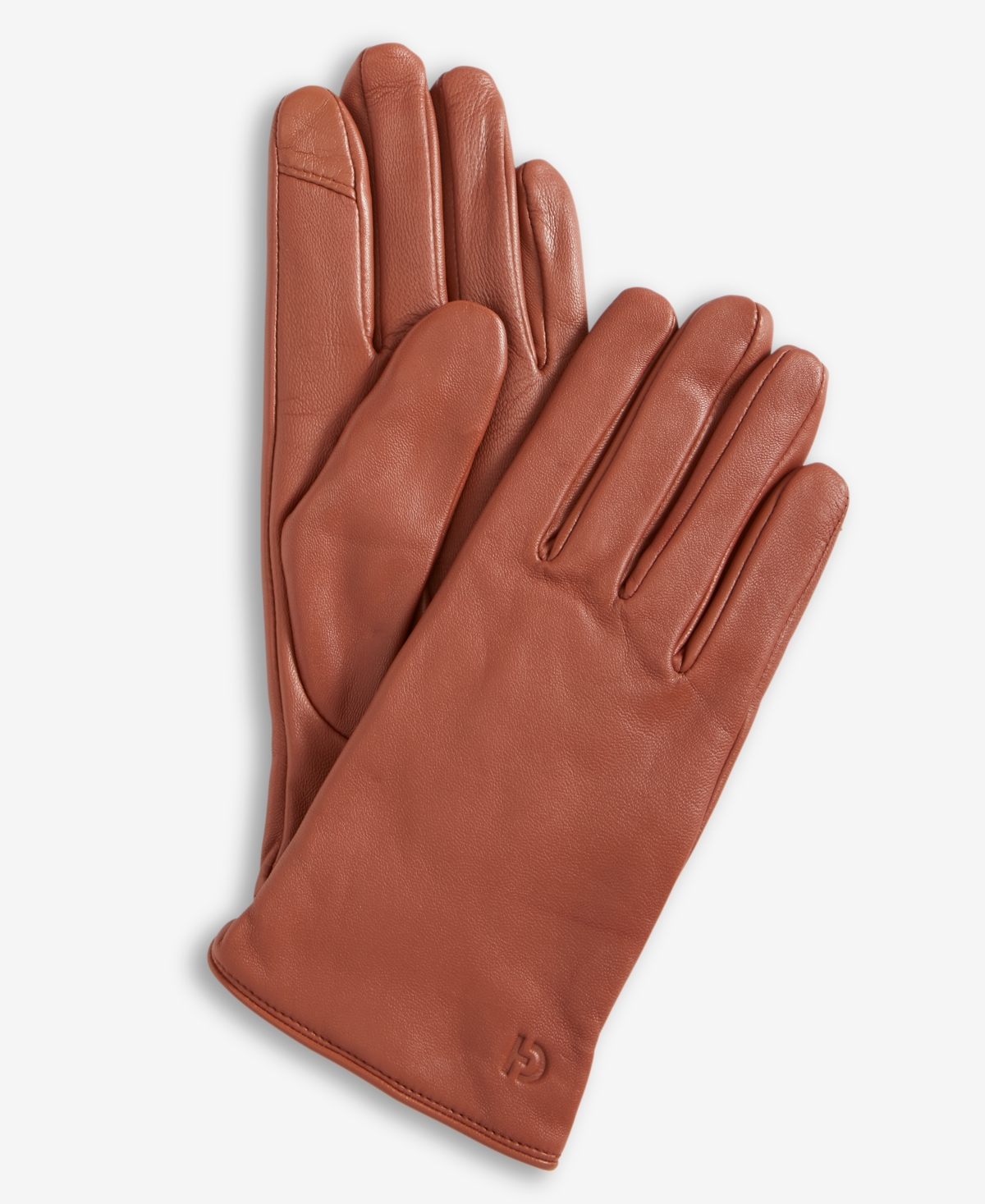 Click here for Cole Haan Leather Cashmere Blend Lined Basic Tech... prices