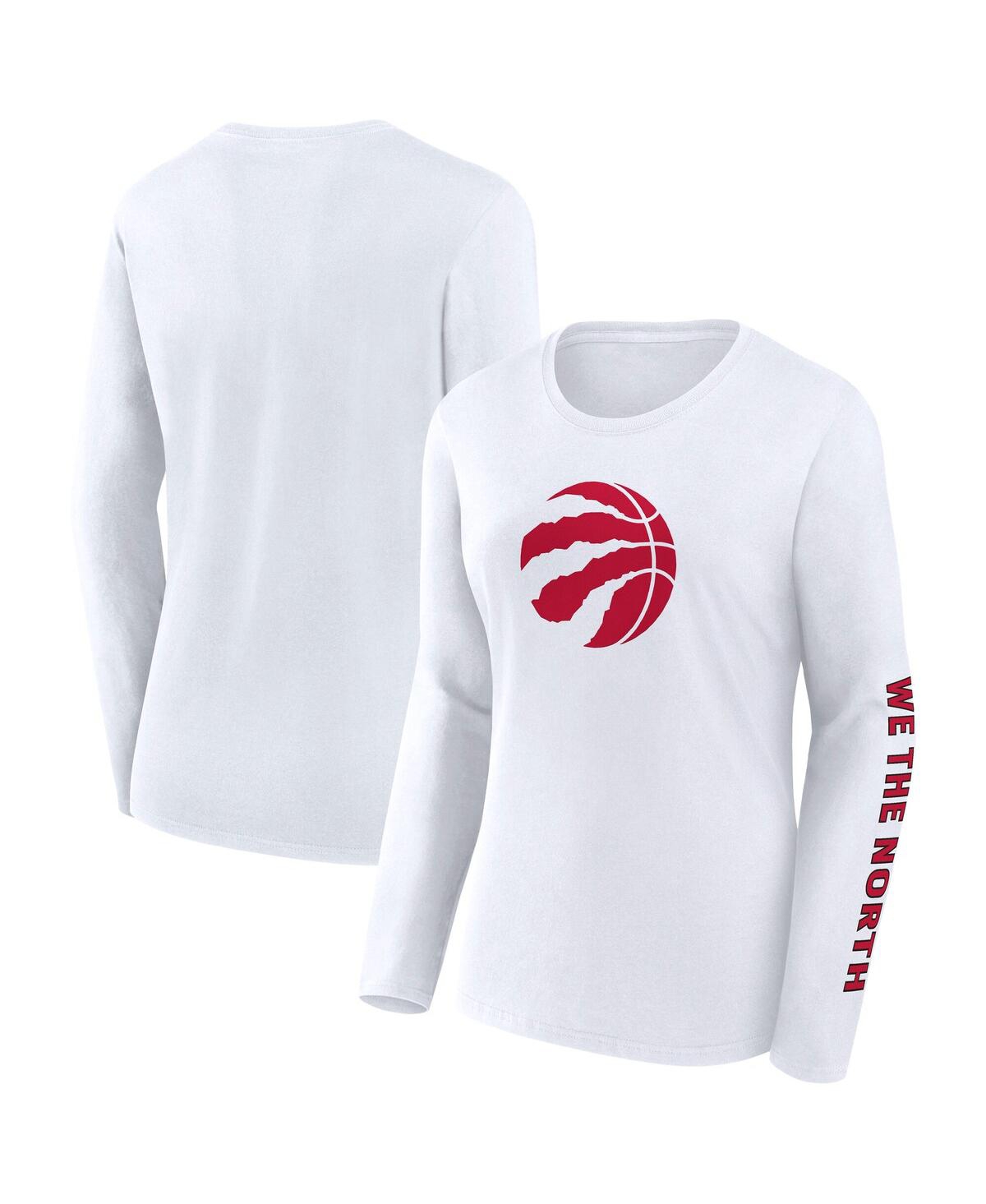 Click here for Fanatics Womens White Toronto Raptors Long Sleeve... prices