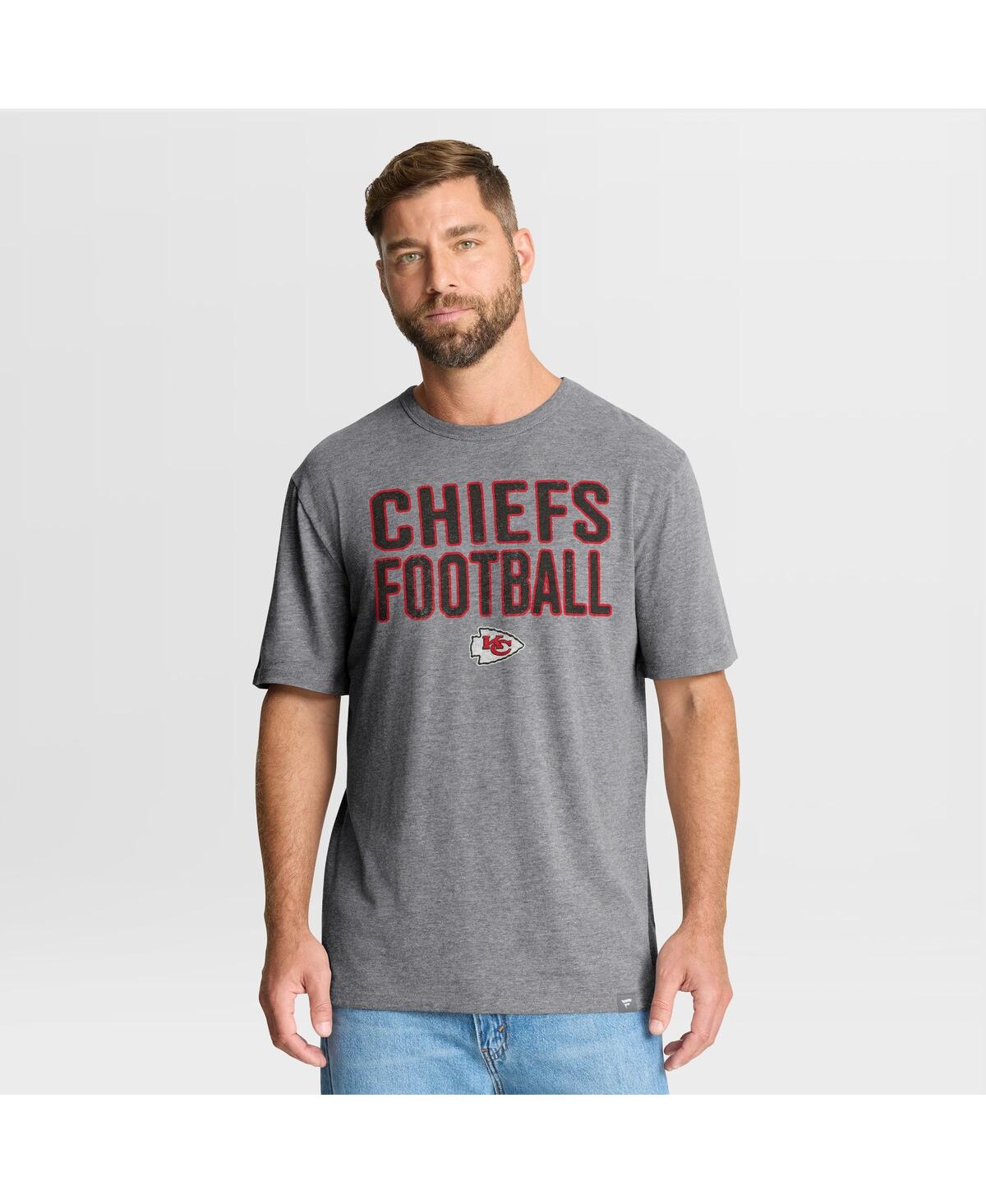 Click here for Fanatics Mens Heather Gray Kansas City Chiefs Firs... prices