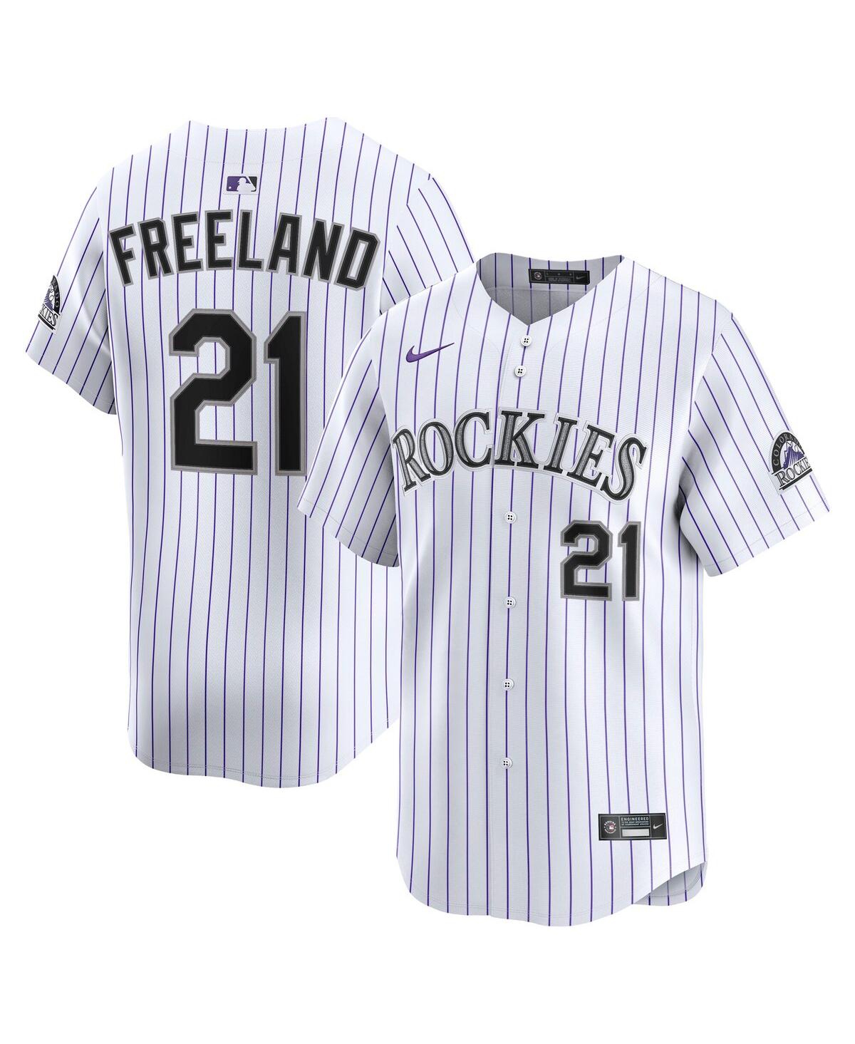 Click here for Nike Mens Kyle Freeland White Colorado Rockies Hom... prices