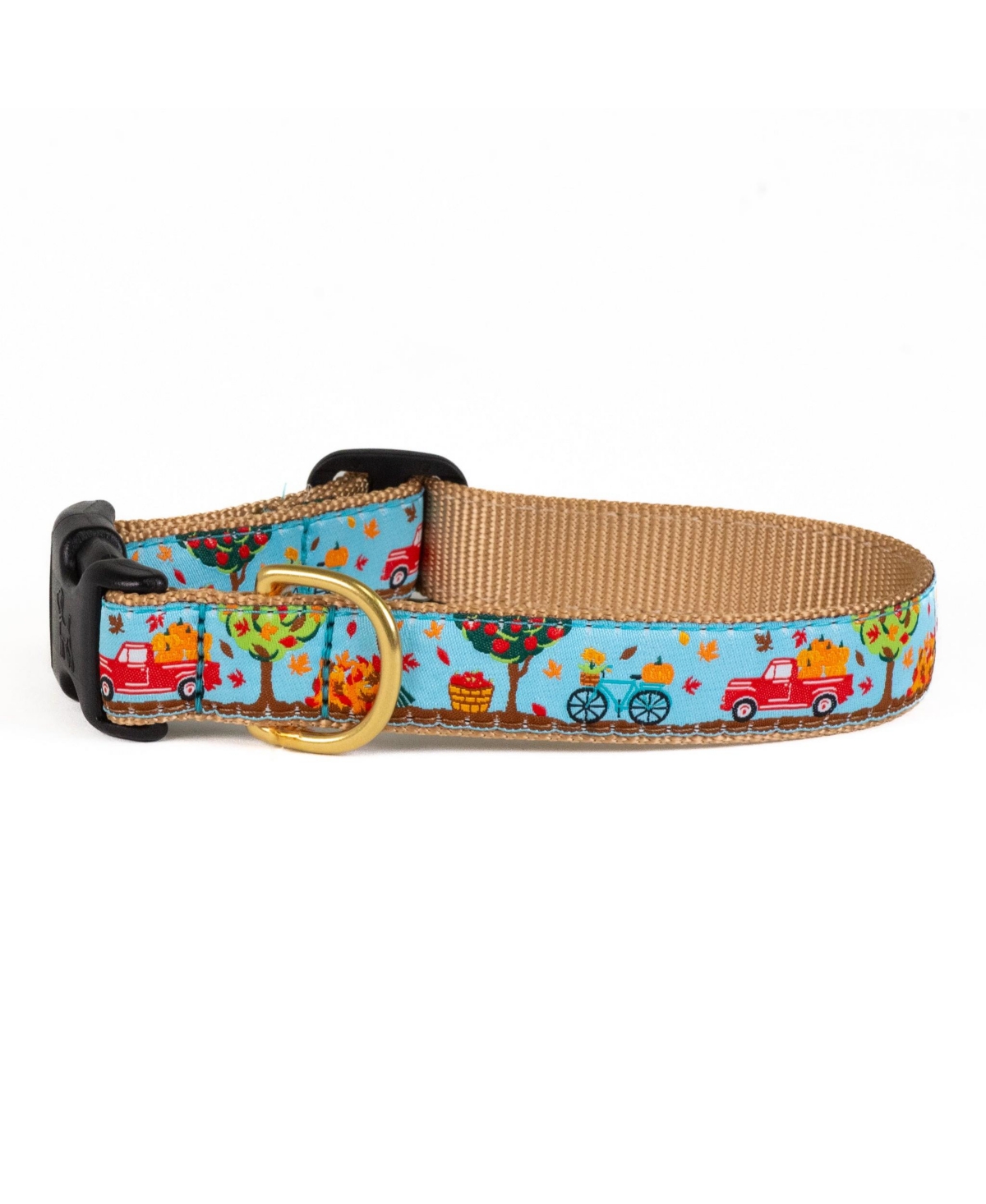 Click here for Up Country To the Orchard Dog Collar - Tan prices