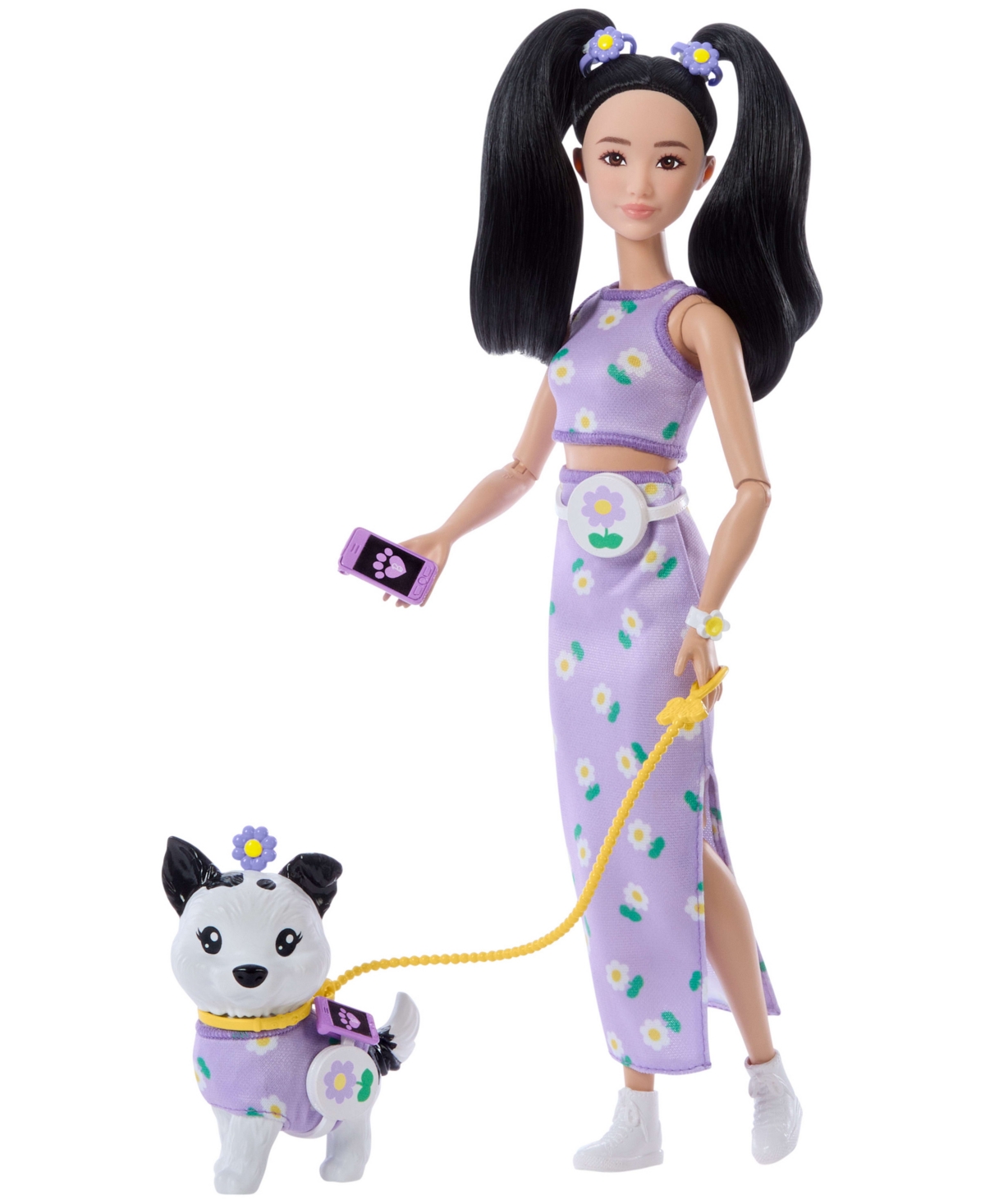 Click here for Barbie Twinning Looks Fashion Doll with Pet Dog Ma... prices