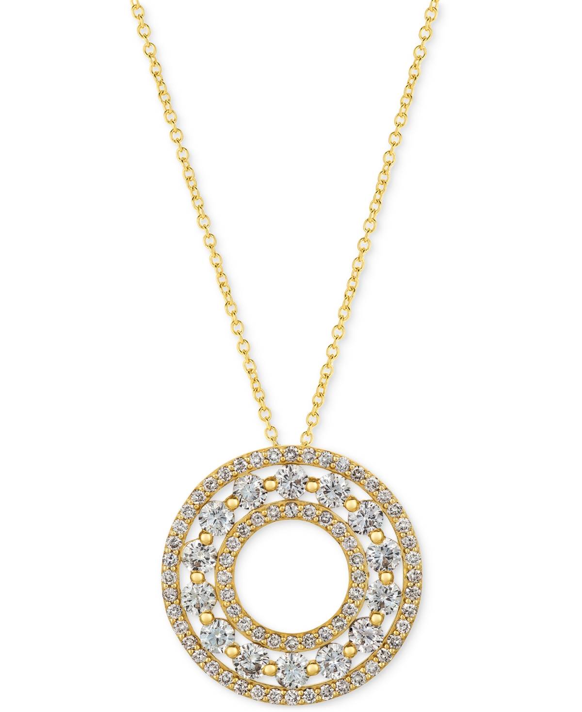 Click here for Le Vian Nude Diamond Open Circle 20 Pendant Neckla... prices