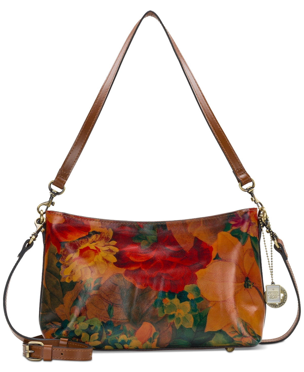 Click here for Patricia Nash Betta Medium Leather Crossbody  Crea... prices