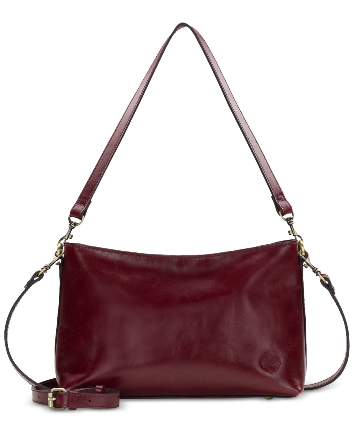 Click here for Patricia Nash Betta Medium Leather Crossbody  Crea... prices